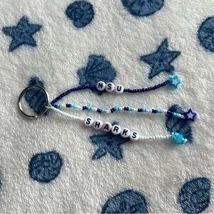 Accessories | Super Cute Trendy Beaded College Keychain | Poshmark